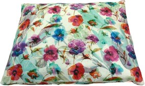 S radostí - vlastní výroba Pohankový polštář - vlčí máky barevné Velikost: 40 x 50 cm