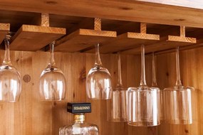 Designová barová skříňka Winebar 90 cm borovice