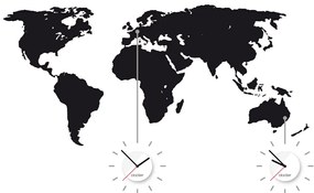 Clocker Nalepovací hodiny Worldtime Barva ciferníku: Bílá