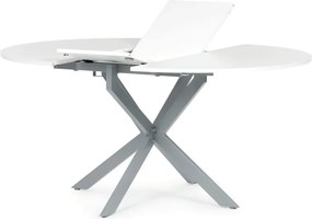 Jídelní stůl rozkládací 120-160x120 cm DT-I1120 OAK, melamin, dub – Barva (vyberte): hnědá bílá