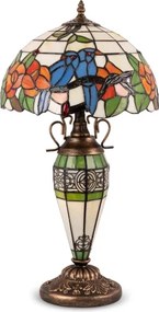 BRILAGI - Tiffany vitrážová stolní lampa JUNGLE 1xE27/60W/230V + 1xE14/40W