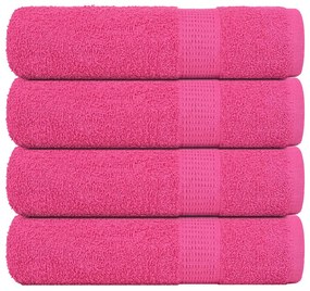 Ručníky FROGN 4 ks růžové 100x150 cm 360 g/m² 137053