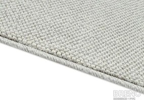 Breno Kusový koberec LOOM 4300 Silver, 60x100 cm, Šedá/Stříbrná