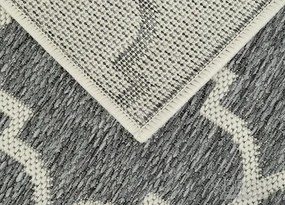Breno Kusový koberec CASA 604 silver, 80x150 cm, Šedá/Stříbrná