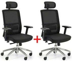 Kancelářská židle NED MF 1+1 ZDARMA, černá