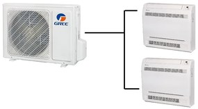 Parapetní Klimatizace Gree 1+2 (2,7kW + 2,7kW) Multi-split R32