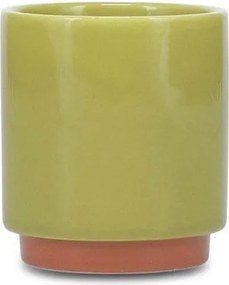 Zelený/oranžový kameninový šálek 130 ml Duo – ONA