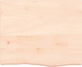 Koupelnová deska 60x50x(2-6) cm neošetřené masivní dřevo 3156013