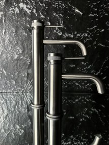 Rea Lungo Grip, umyvadlová baterie h-165, grafitová, REA-B8778