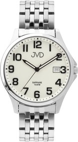 Vodotěsné pánské náramkové hodinky JVD JE612.1 - 10ATM se safírovým sklem