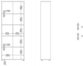 Tvilum Knihovna Sigal 586 jackson hickory