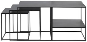 Designový konferenční stolek Kalean 50 cm černý