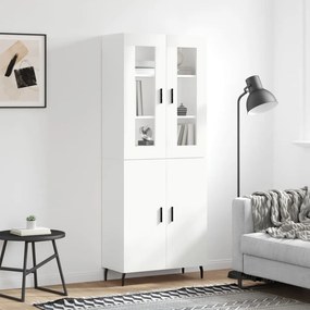 Skříň highboard bílá 69,5 x 34 x 180 cm kompozitní dřevo 3198225