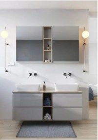 Cersanit - Moduo zrcadlová závěsná skříňka 40cm, bílá, S590-032-DSM