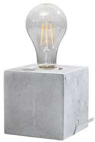 Sollux | Sollux SL.0683 - Stolní lampa ABEL 1xE27/60W/230V beton | SLX0430