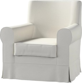 Potah na křeslo IKEA Ektorp Jennylund barva šedá látka pletený vzor