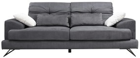 Designová sedačka Heimana 185 cm antracitová