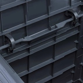 vidaXL Zahradní úložný box 90 l [45683] Barva: Hnědá