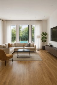 Beauflor, PVC podlaha - lino Blacktex Texas Oak 136L - dub, na míru, šíře 3m,4m, hnědá, filc, chodba / předsíň