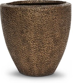 Květináč Coral 41cm x 41cm- bronzová