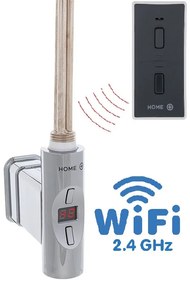 Hydronix Home Plus WiFi, O-profil, topná tyč 600 W Barva topné tyče: Antracit matný grafit, Připojení topné tyče: S kabelem se zástrčkou