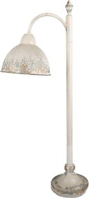 Stolní béžová vintage kovová lampa Thècle II - 36*20*77 cm
