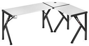 Psací stůl Huzaro Hero 6.3 Bílý, Karbonové vlákno 154 x 74 x 117 cm