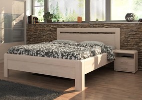 BMB Adriana Klasik postel - buk Moření: Káva, Provedení: Buk průběžný, Rozměr: 160 x 200 cm