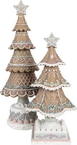 Dekorace vánoční perníkový stromek Gingerbread Tree - 12*12*25 cm