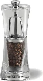 ColeMason Crystal / Mlýnek na pepř / akryl / transparentní / výška 12,