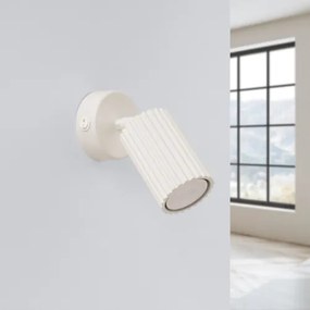 Nástěnné svítidlo SOLLUX KARBON krémová GU10 1x10W bez žárovky SL.1598