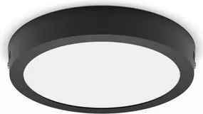 Philips Magneos černé / Přisazené LED svítidlo / kulaté / 21 cm / 12 W