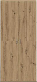 Vysoká skříň 80 x 35 x 180 cm Kompozitní dřevo dub artisan 3365562