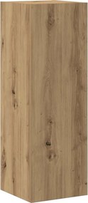 Sada 8 kusů nástěnné TV skříňka dub artisan kompozitní dřevo 3328954