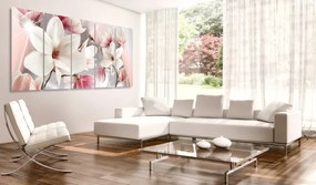 Obraz magnólie + háčky a hřebíčky ZDARMA Velikost (šířka x výška): 150x60 cm