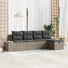 Set pohovek 5 ks polyratan 3360690