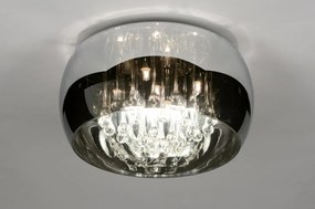 Stropní designové skleněné svítidlo Eleganza Luce Foscarino