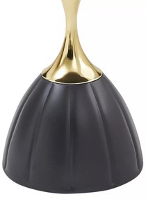 Odkládací stolek Piana 38 cm černý/zlatý