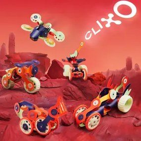 CLIXO Mars Rovers Magnetická stavebnice / 30ks / od 6 let