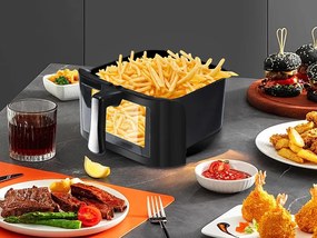 Verk Group Fritéza bez tuku fritéza air fryer velká na pečení 1400 w 10 l
