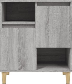 Příborníky 2 ks šedé sonoma 60 x 35 x 70 cm kompozitní dřevo 3185725