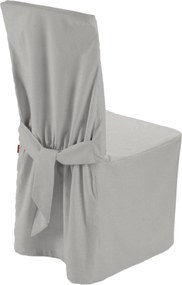 Návlek na židli barva šedá látka pletený vzor