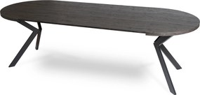 Jídelní rozkládací stůl LUKAS 100/250 cm černý
