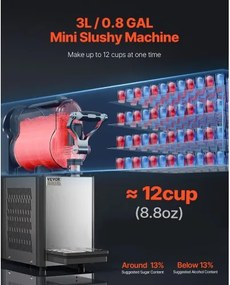 3 L komerční stroj na kaši Margarita Smoothie Výrobník mražených nápojů