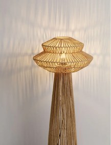 Provazová stojací lampa v přírodní barvě (výška 90,5 cm) Nua – Nova Luce