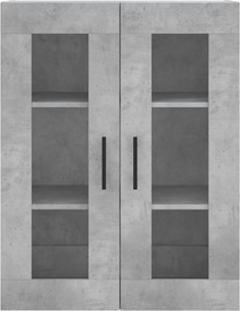 Skříň highboard betonově šedá 69,5x34x180 cm kompozitní dřevo 3198685