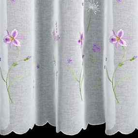 ZÁCLONA NA PÁSCE INESA 350X160 CM KVĚTY