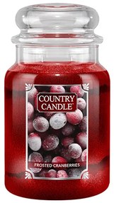 Country Candle Vonná Svíčka Frosted Cranberries, 652 g