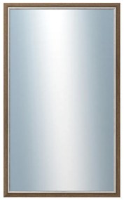 DANTIK - Zarámované zrcadlo - rozměr s rámem cca 60x100 cm z lišty TAIGA sv.hnědá (3106)