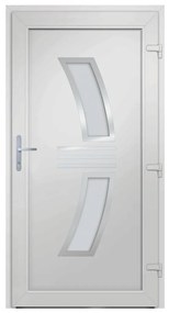 Vchodové dveře antracitové 108 x 200 cm PVC